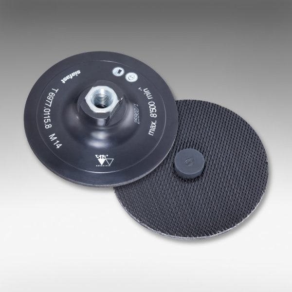 Rotary siafast M14 Button-Mounted scm Backing Pad 115mm - Sanding Shed